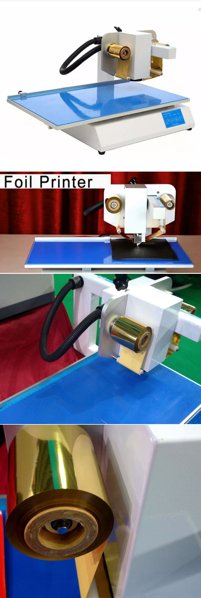 8025 Digital Automatic Foil Printer, Gold Foil Press Hot Printing ...